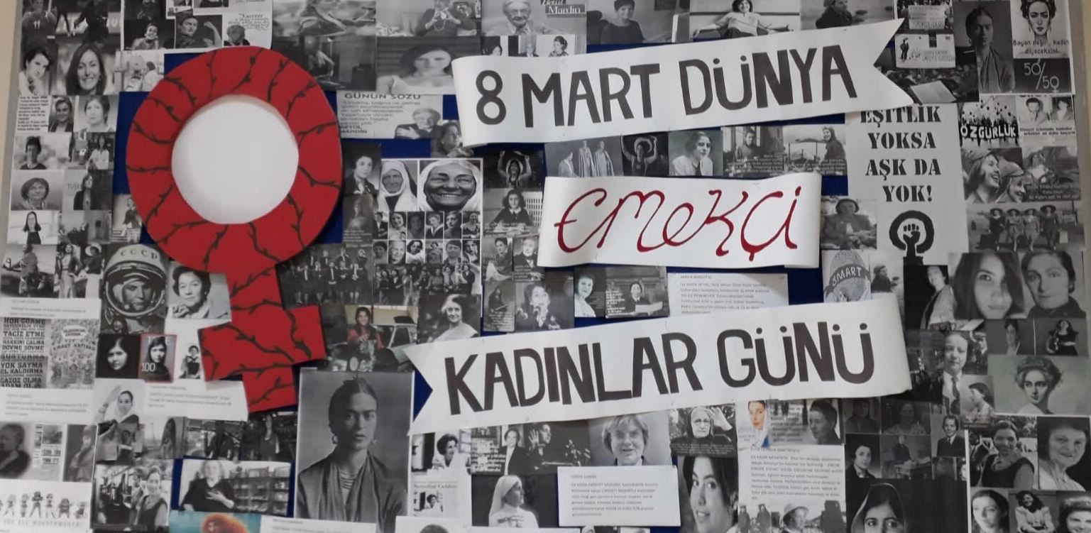 Kandilli Kız Lisesi müdüründen panoya müdahale: Neden Müslüman kadın ...