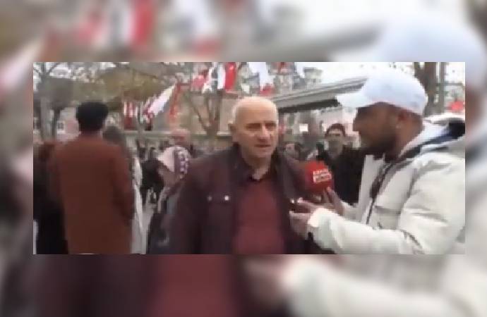 Sokak röportajında saniyeler içinde geri adım attı - Tele1 TV Canlı yayın Sokak röportajında saniyeler içinde geri adım attı - Tele1 TV Canlı yayın